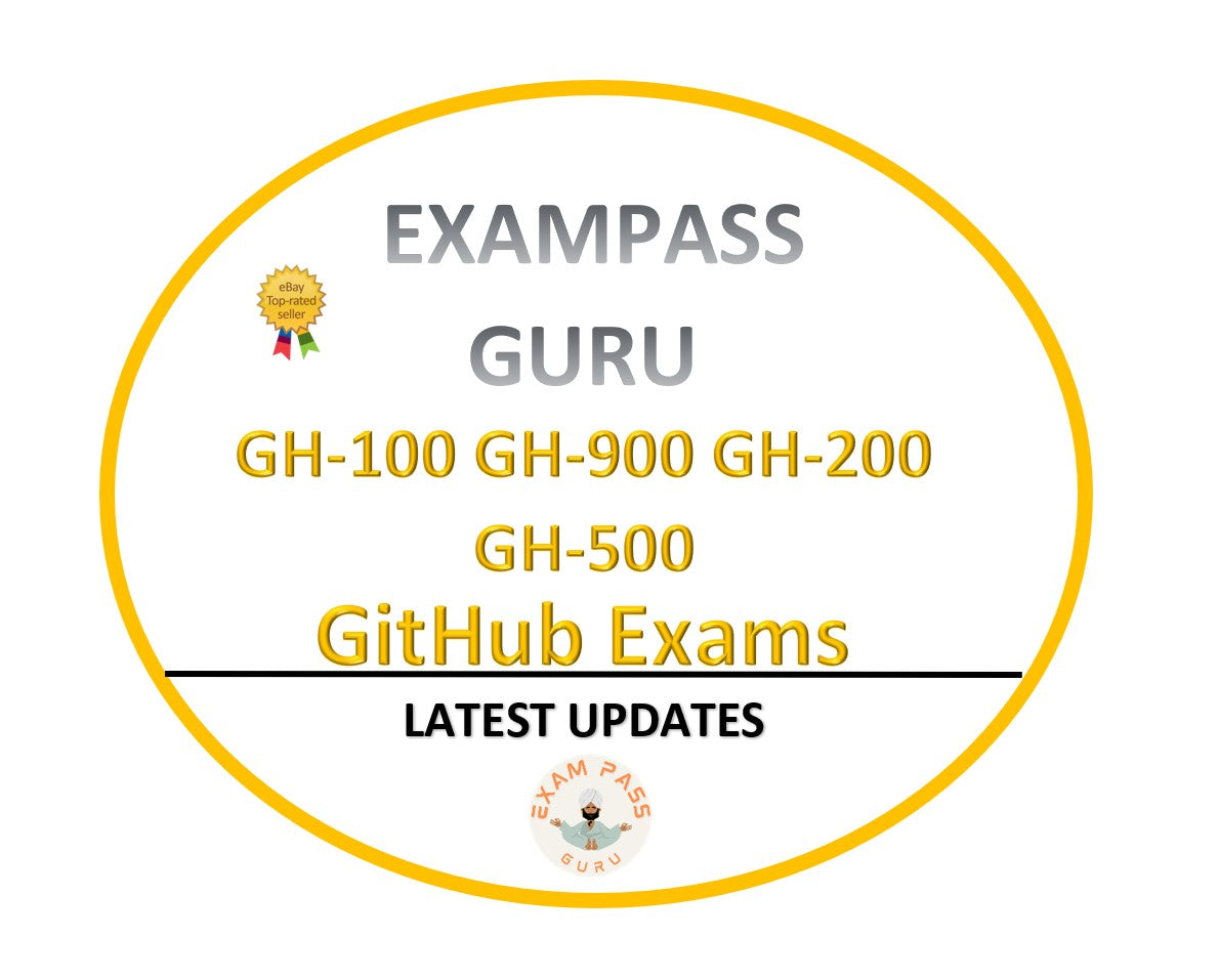 GH-100 GH-900 GH-200 GH-500 GitHub Exam bundle! – ExamPassGuru